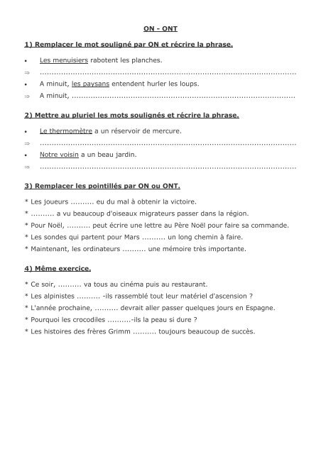 PDF Télécharger LE PLURIEL DES NOMS EN AU, EAU, EU, OU 1 - Professeur ...