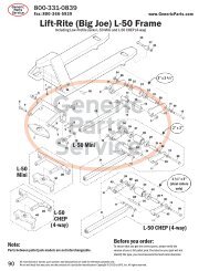Lift-Rite (Big Joe) L-50 Hydraulic Unit - Generic Parts Service Inc.