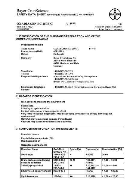 Bayer Cropscience Co.,Ltd.