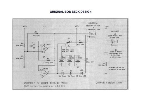 ORIGINAL BOB BECK DESIGN - TeZ