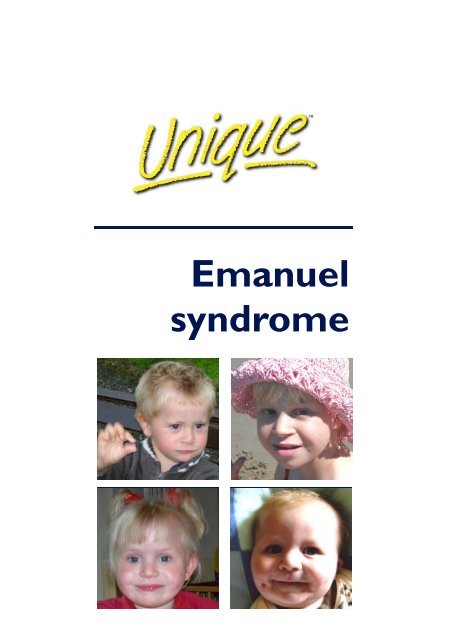 Emanuel syndrome FTNW.pub - Unique - The Rare Chromosome ...