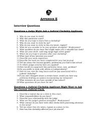 APPENDIX C - SAMPLE INTERVIEW QUESTIONS