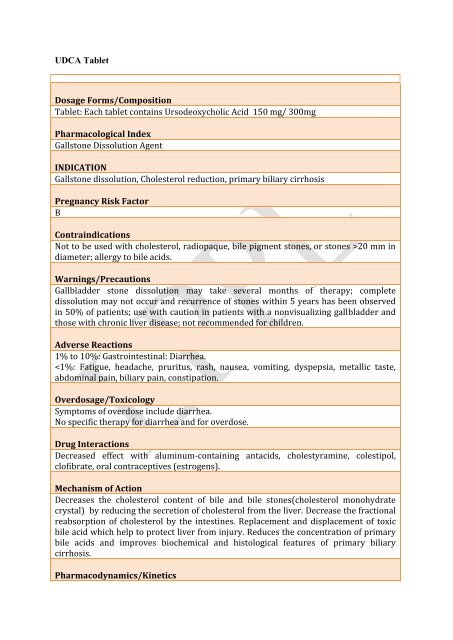 udca 150 tablet - Lomus Pharmaceuticals Pvt. Ltd.