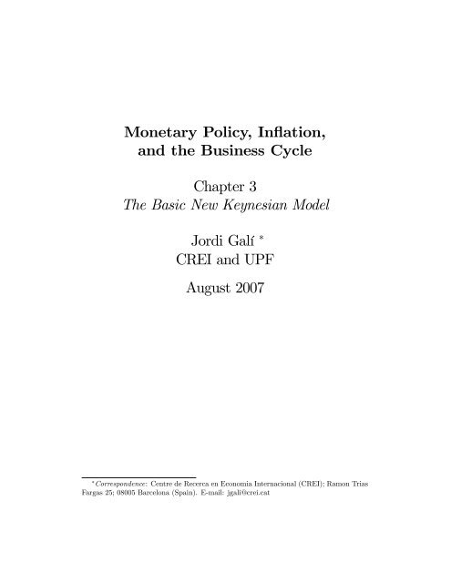 Keynesian Economics Cycle