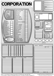 Ultimate Rifts Character Sheet by Stryker - RPG Sheets