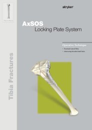 AxSOS Targeting System Proximal Lateral Tibia Operative ... - Stryker