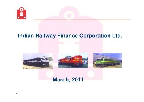 Ministry of Railways - Indian Railway Finance Corporation Ltd.