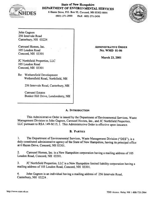 A. INTRODUCTION This Administrative Order is issued by the ...