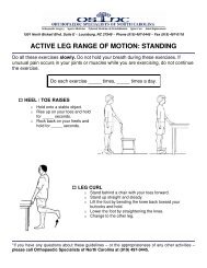 ACTIVE ANKLE & FOOT RANGE OF MOTION EXERCISES