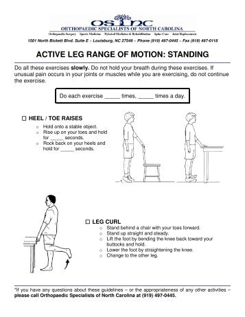 SCAPULAR STABILIZATION EXERCISES