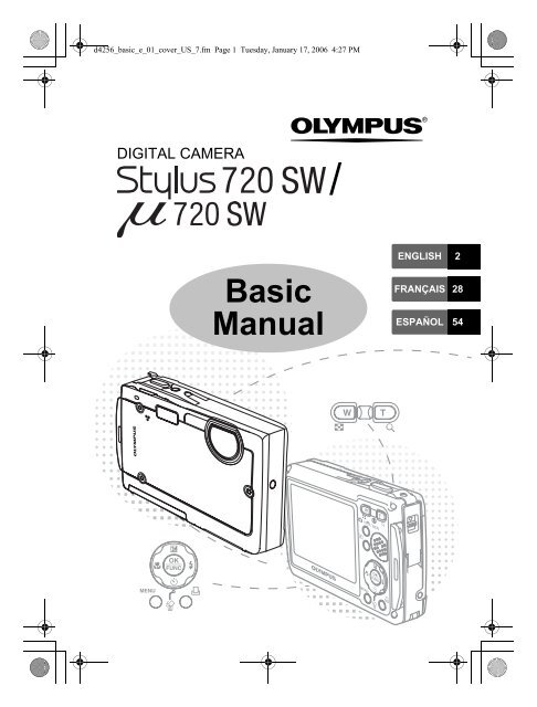 Stylus 720 SW - Manual BÃ¡sico - Olympus