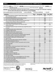 VANDERBILT ADHD DIAGNOSTIC PARENT RATING SCALE