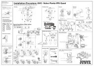 Installation Procedure: EVC-D Volvo Penta IPS ... - Haisma Scheeps