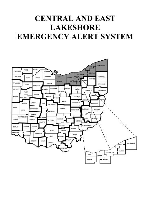 central and east lakeshore emergency alert system - Ohio ...