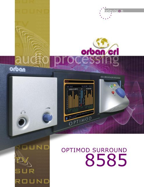 Optimod 8585 Brochure - Orban