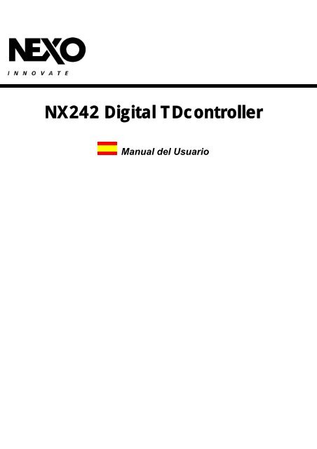 NX242 Digital TDcontroller - Nexo