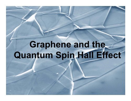 Graphene and the Quantum Spin Hall Effect
