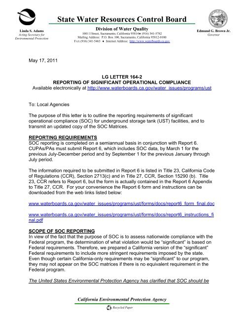 LG 164-2 - State Water Resources Control Board