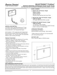 American Standard Parts Diagram Toiletpro.com Parts Breakdow