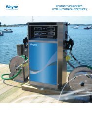 RELIANCE® G6200 MECHANICAL FLEET DISPENSER - Wayne
