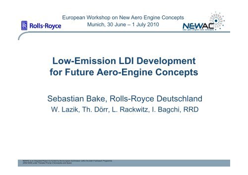 Low-Emission LDI Development for Future Aero-Engine ... - NEWAC
