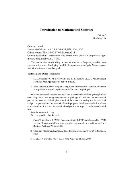 Introduction to Mathematical Statistics
