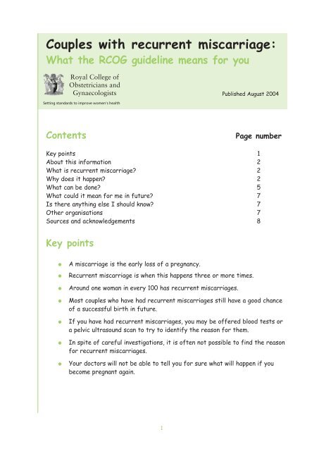 What the RCOG guideline means for you - Homerton University ...