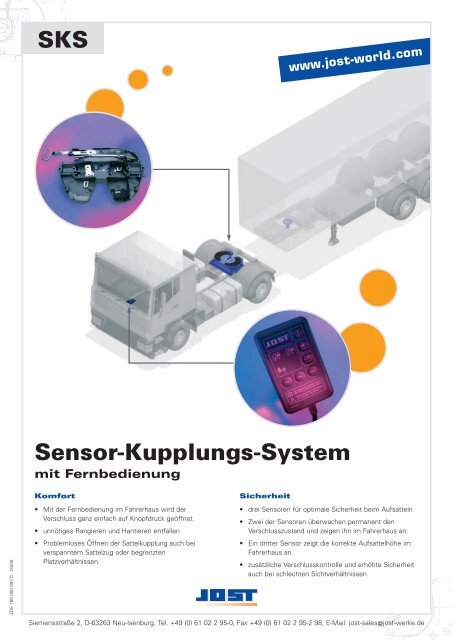 Sensor-Kupplungs-System SKS - JOST-World
