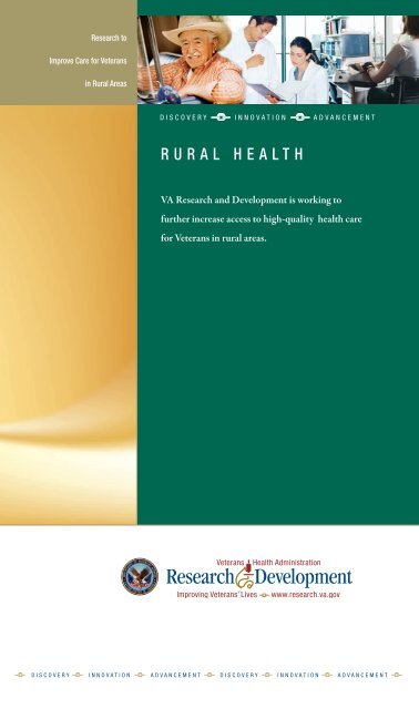 Rural Health Brochure - VHA Office of Research & Development