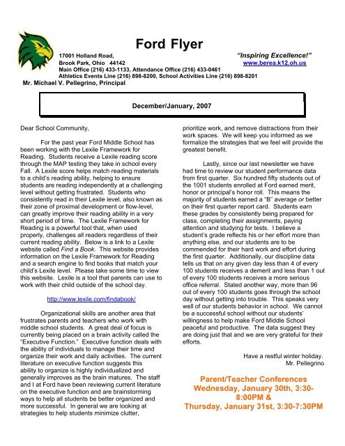 Ford Flyer - Berea City School District