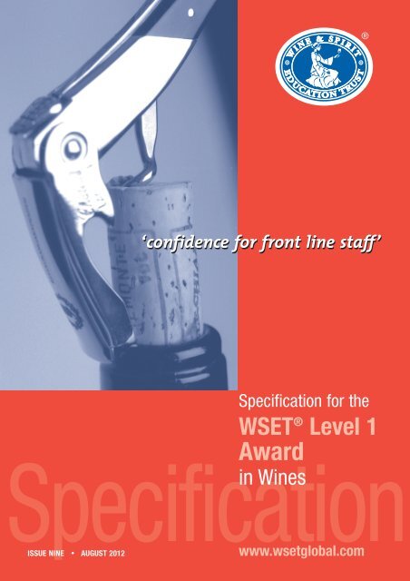 WSET® Level 1 Award