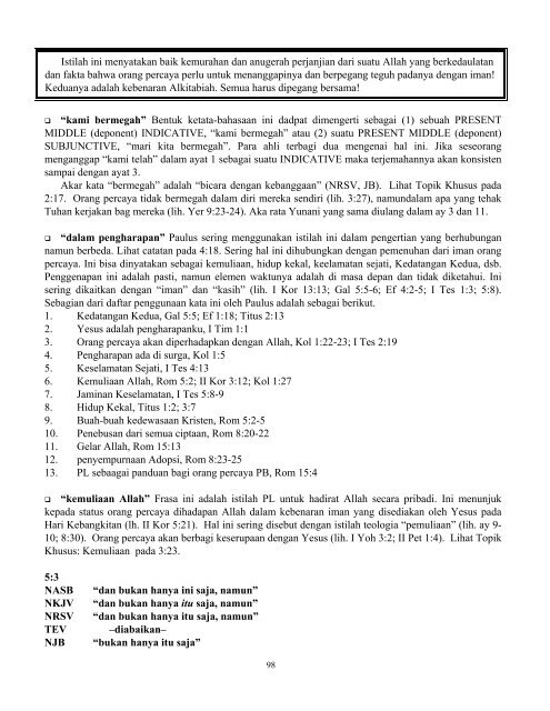 Istilah ini menyatakan ba
