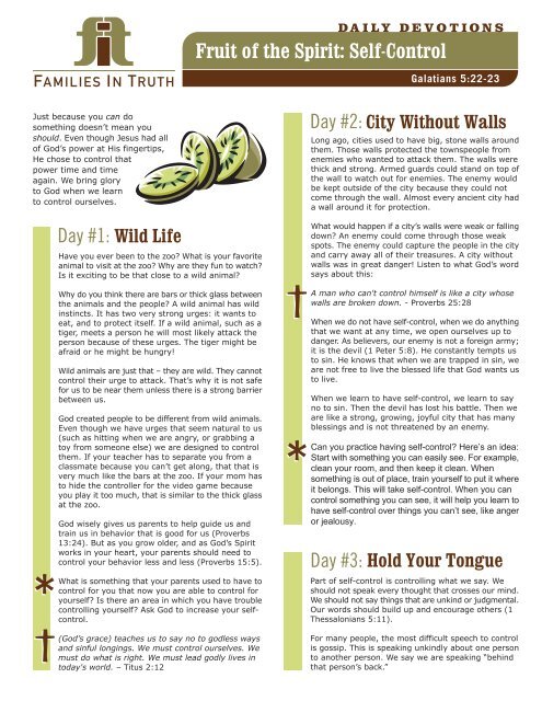 Fruit Of The Spirit Self Control fruit-of-the-spirit-self-control