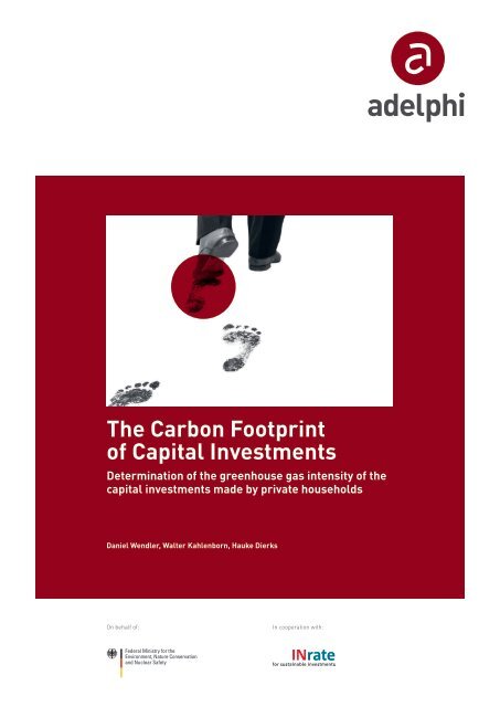 The Carbon Footprint of Capital Investments - adelphi