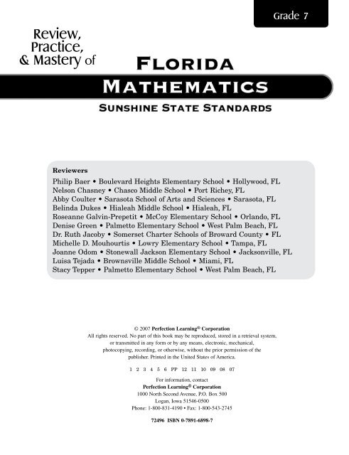 Grade 7 - Perfection Learning