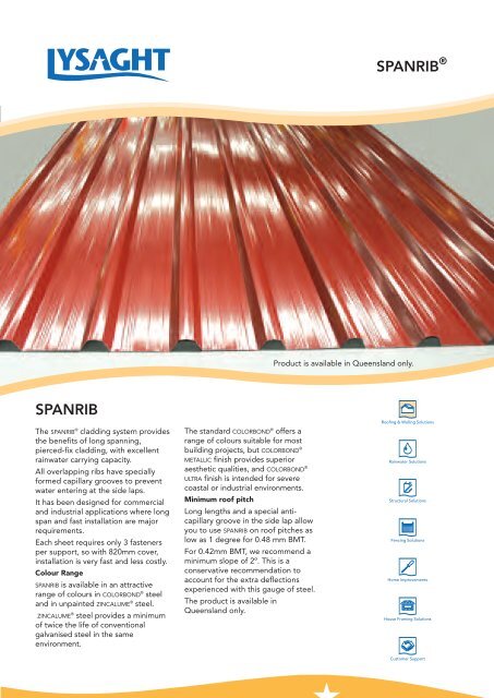 Spanrib - Lysaght