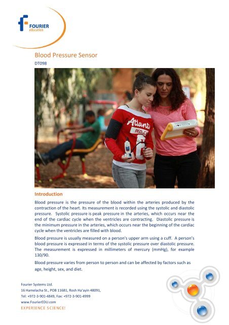 Blood Pressure Sensor Data Sheet (164kb)