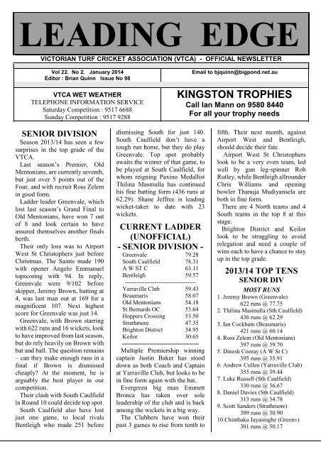 Leading Edge Jan 2014