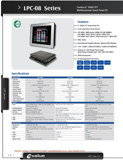 LPC-08 Series.pdf - Steatite Embedded