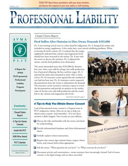 6 Tips to Help You Obtain Owner Consent - AVMA PLIT