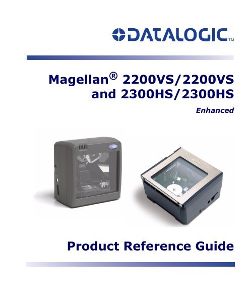 Magellan 2200VS/2200VS and 2300HS/2300HS ... - ID Systems