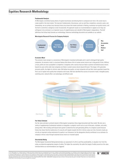 Equities Research Methodology - Morningstar