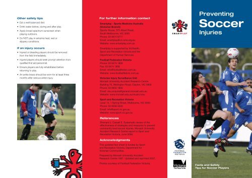 Soccer Fact Sheet DL:Layout 1 - Bangor Brumbies