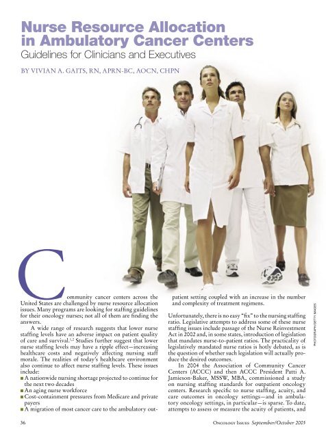 Nurse Resource Allocation in Ambulatory Cancer Centers