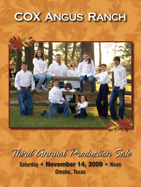 COX Angus Ranch - Angus Journal