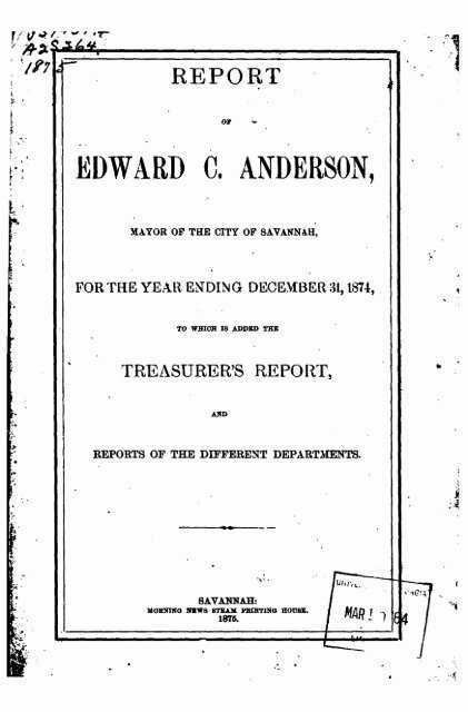 EDWARD C. ANDERSON, - the Digital Library of Georgia