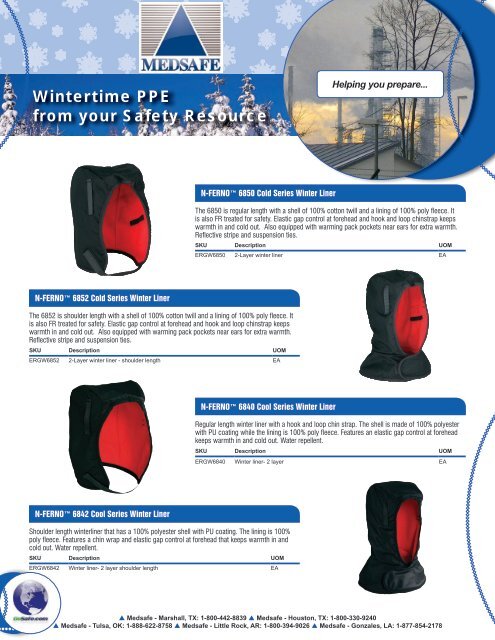 Wintertime PPE from your Safety Resource - Gosafe.com