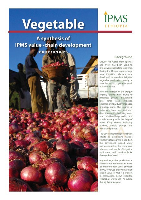 Vegetable - IPMS Information Resources Portal
