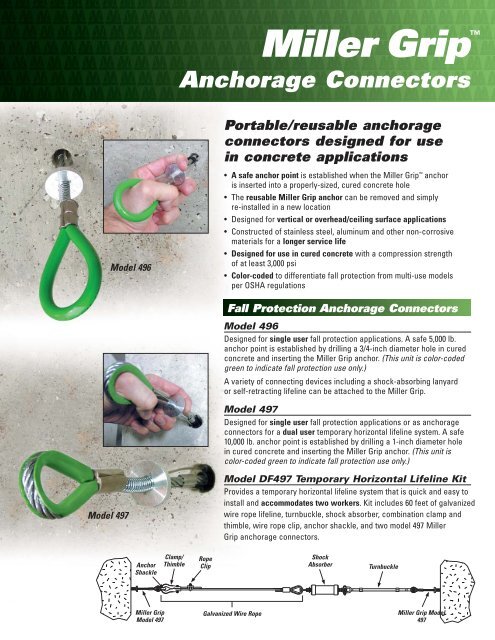 Miller Grip Single.qxd :Miller Grip Single.qxd - Miller Fall Protection