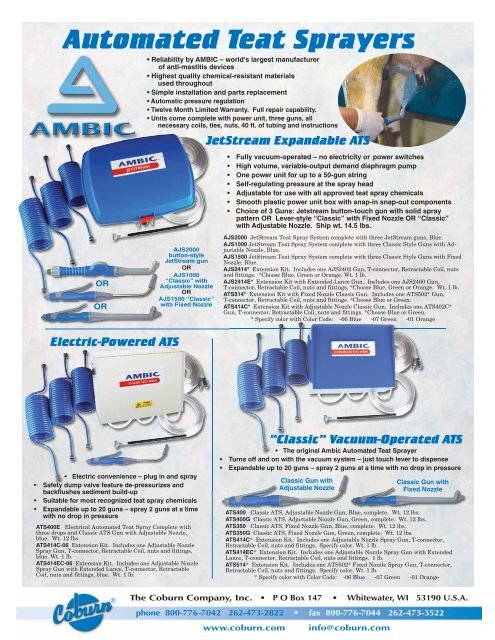 Automated Teat Sprayers - Coburn
